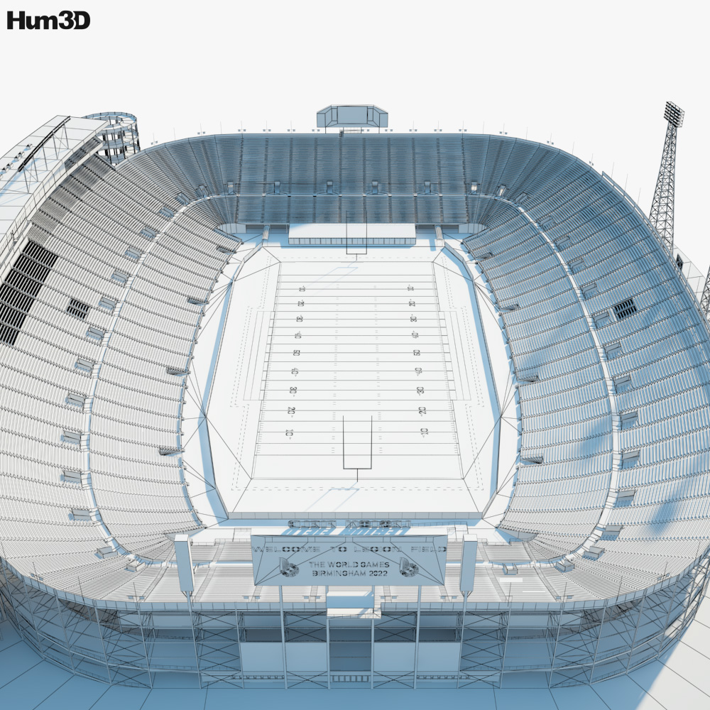Legion Field Modelo 3D - Descargar Estadio Deportivo on 3DModels.org