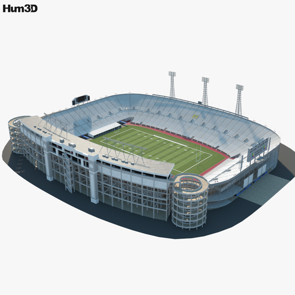Legion Field Modelo 3D - Descargar Estadio Deportivo on 3DModels.org