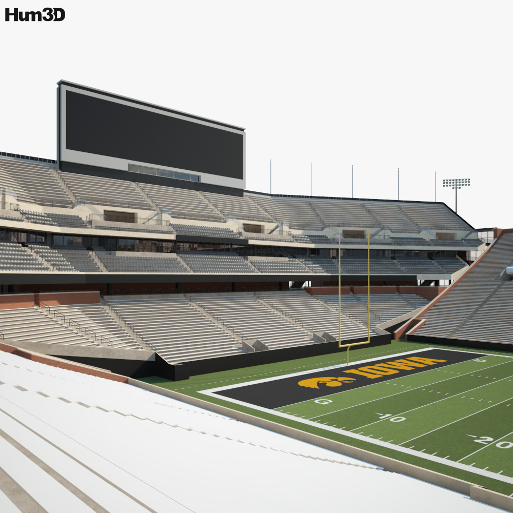 Kinnick Stadium 3D model - Download Stadium on 3DModels.org