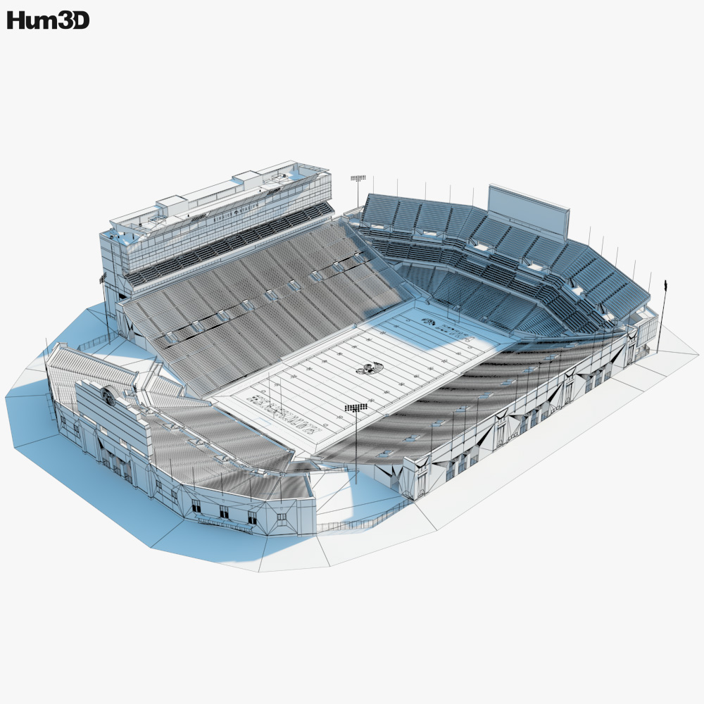 Kinnick Stadium 3D model - Download Stadium on 3DModels.org