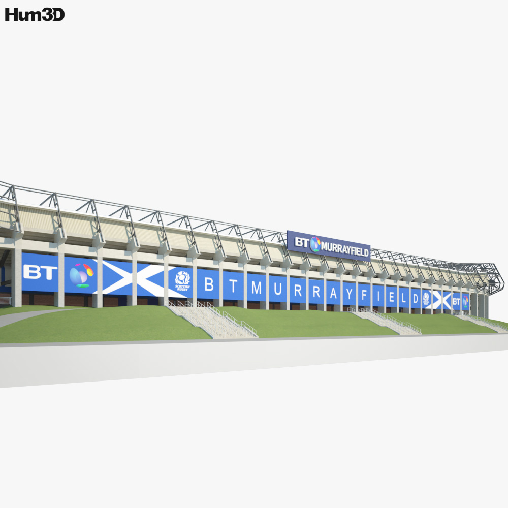 Estadio Murrayfield en Edimburgo Modelo 3D - Descargar Estadio ...