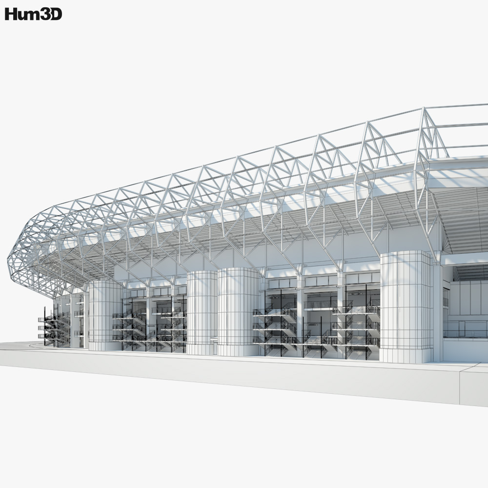 Estadio Murrayfield en Edimburgo Modelo 3D - Descargar Estadio ...