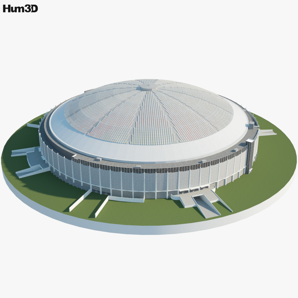 Estádio Astrodome Modelo 3D - Baixar Arena desportiva no 3DModels.org