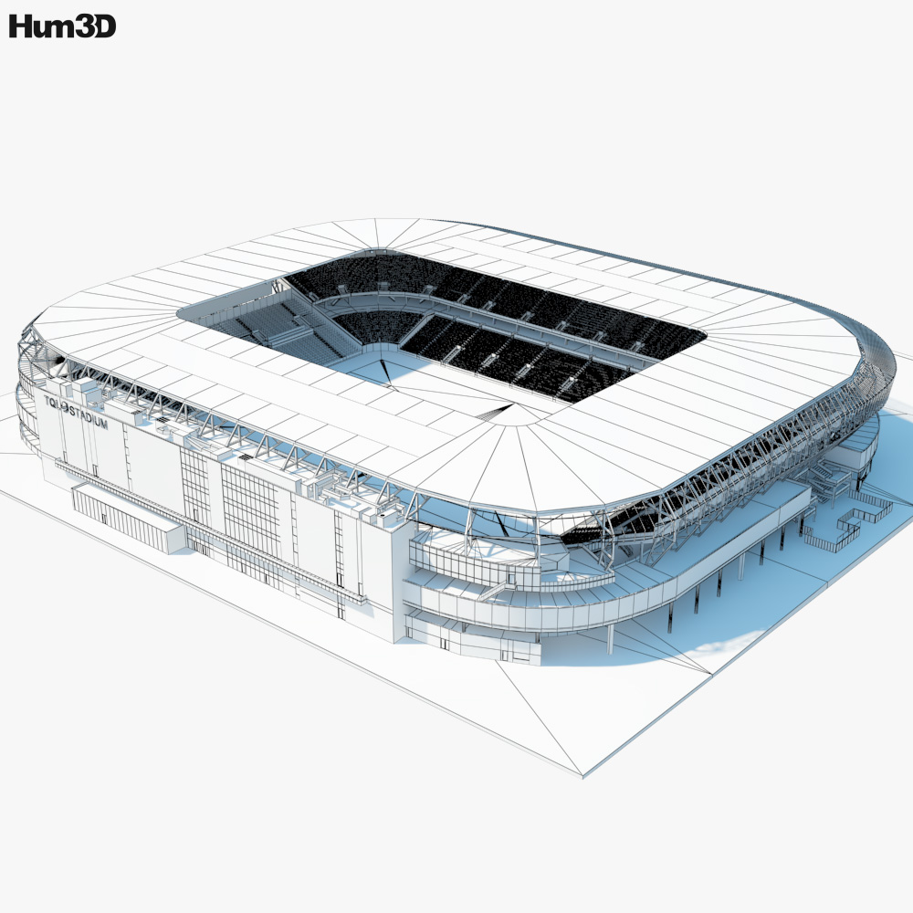 TQL Stadium 3D model - Download Stadium on 3DModels.org