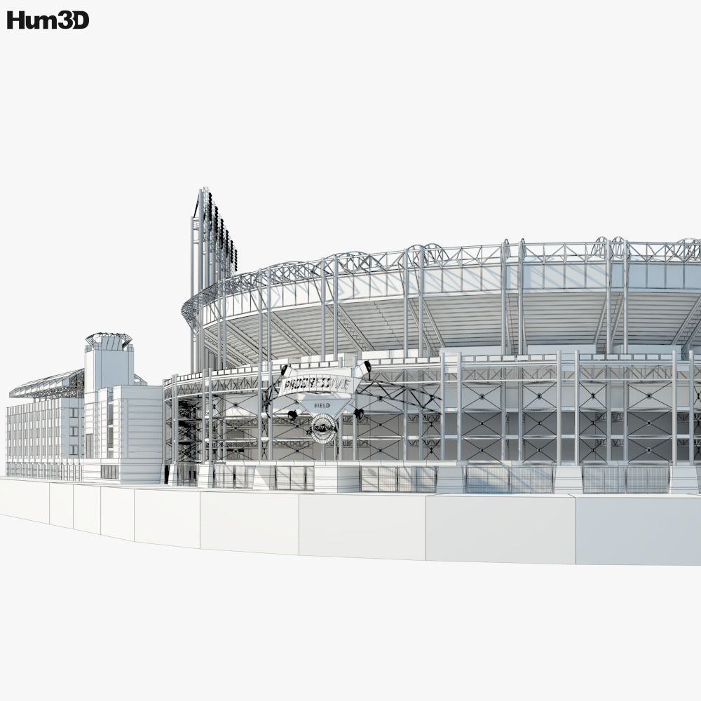 Progressive Field 3D model - Download Stadium on 3DModels.org