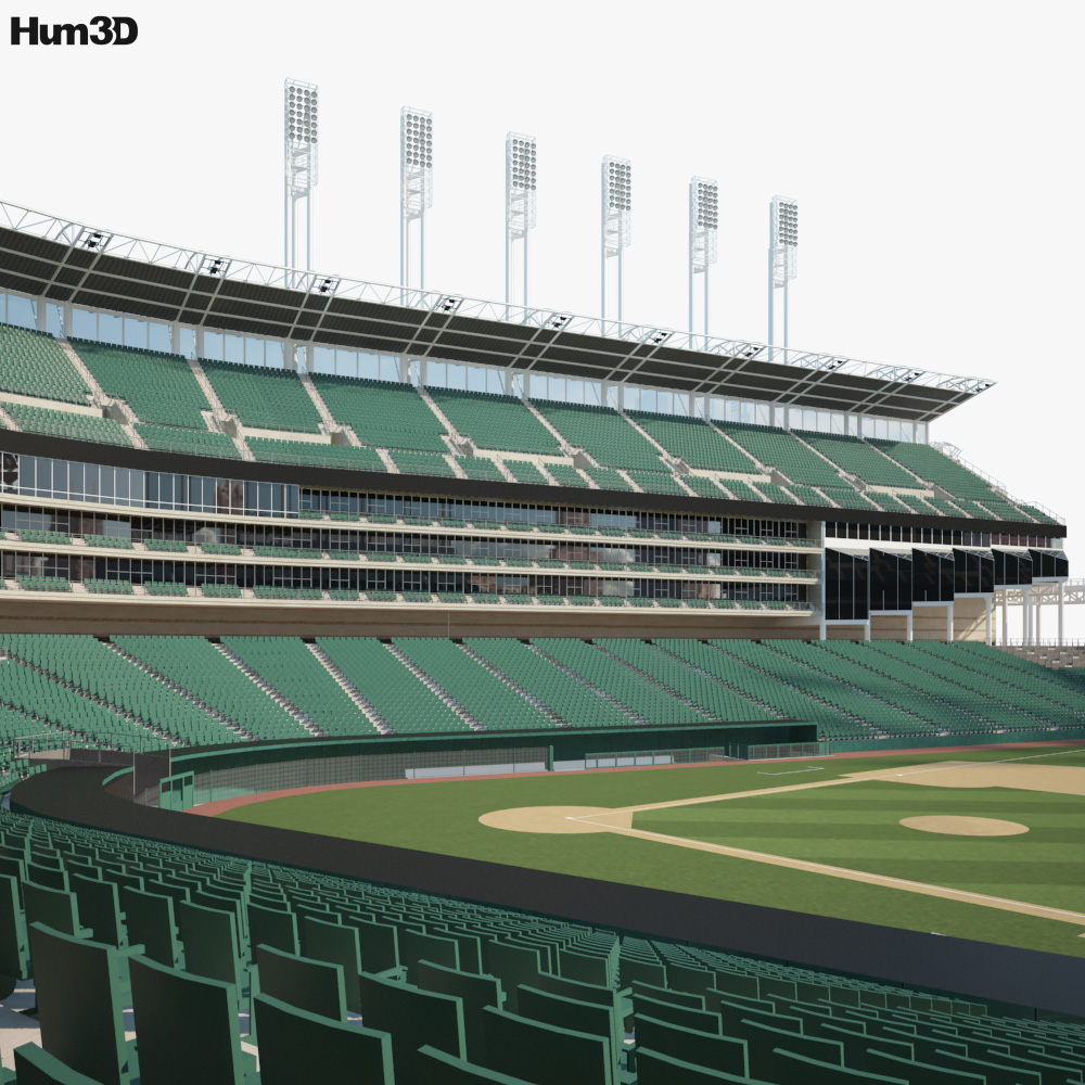 Progressive Field 3D model - Download Stadium on 3DModels.org