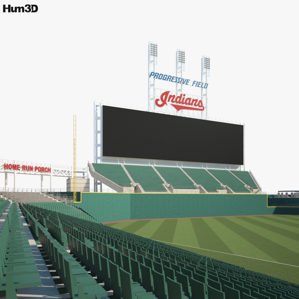 Progressive Field Modelo 3D - Descargar Estadio Deportivo on 3DModels.org