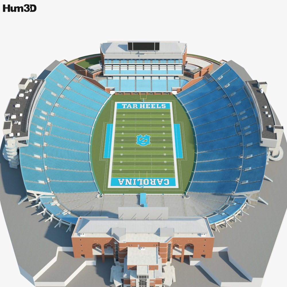 Kenan Memorial Stadium 3Dモデル - ダウンロード スタジアム on 3DModels.org