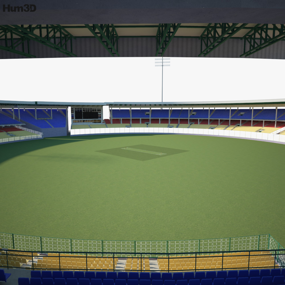 M.Chinnaswamy Stadium 3D model - Download Stadium on 3DModels.org