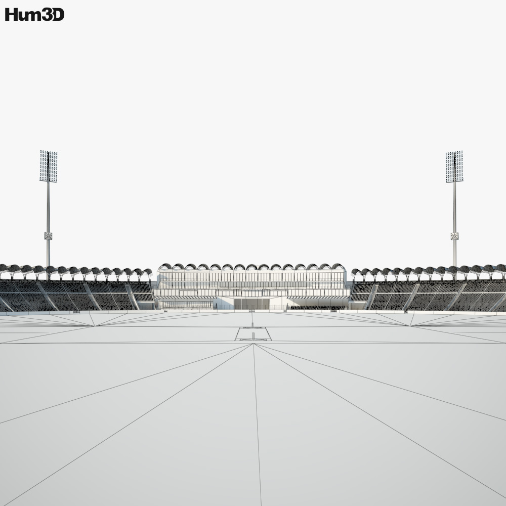 Gaddafi Stadium 3D model - Download Stadium on 3DModels.org