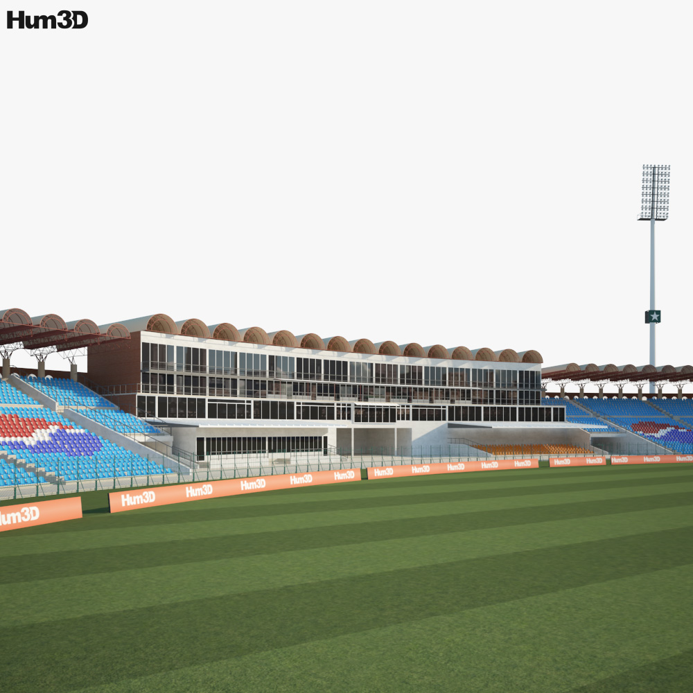 Gaddafi Stadium 3D model - Download Stadium on 3DModels.org