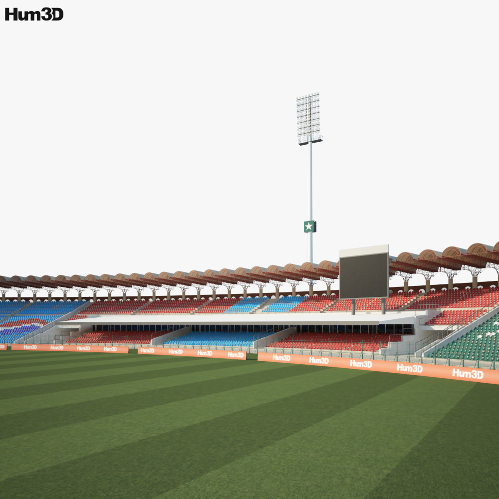 Gaddafi Stadium 3D model - Download Stadium on 3DModels.org