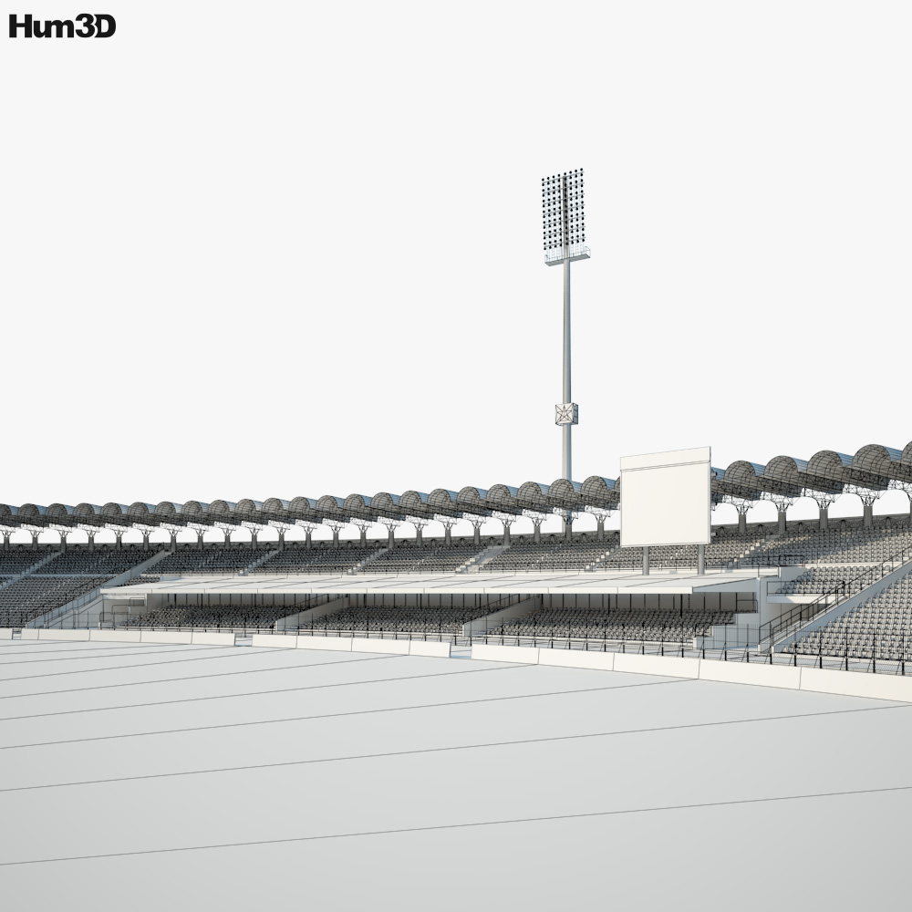 Gaddafi Stadium 3D model - Download Stadium on 3DModels.org