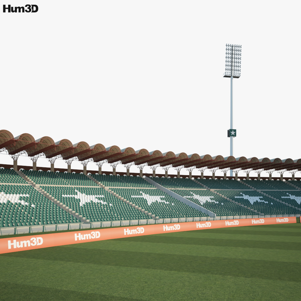 Gaddafi Stadium 3D model - Download Stadium on 3DModels.org
