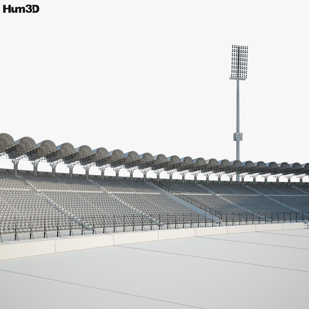Gaddafi Stadium 3D model - Download Stadium on 3DModels.org