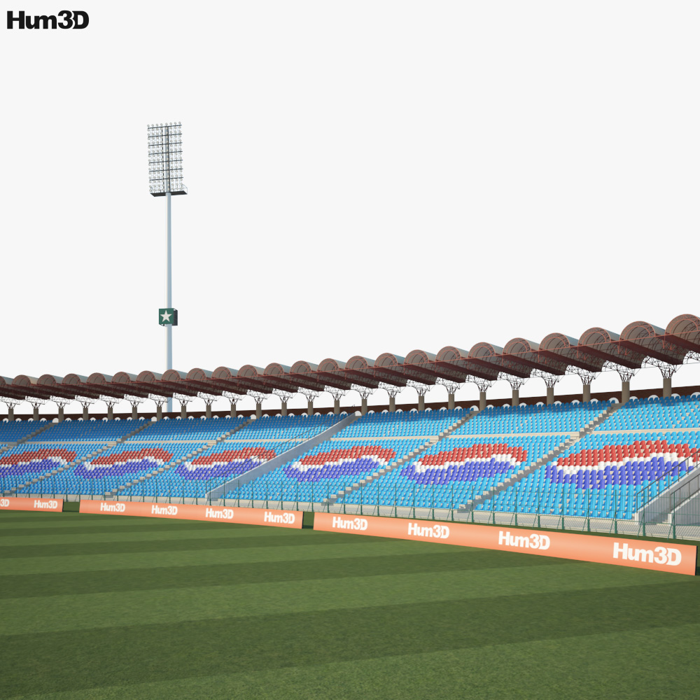 Gaddafi Stadium 3D model - Download Stadium on 3DModels.org