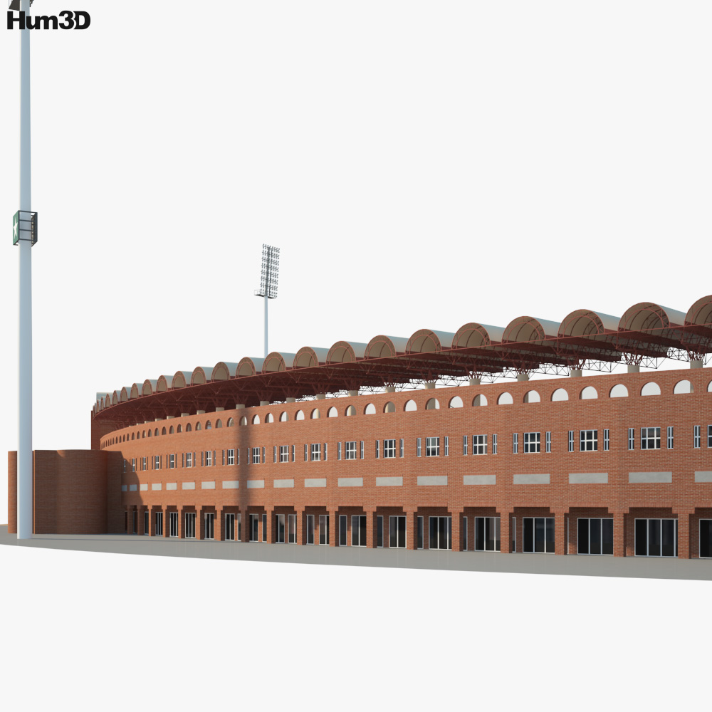 Gaddafi Stadium 3D model - Download Stadium on 3DModels.org