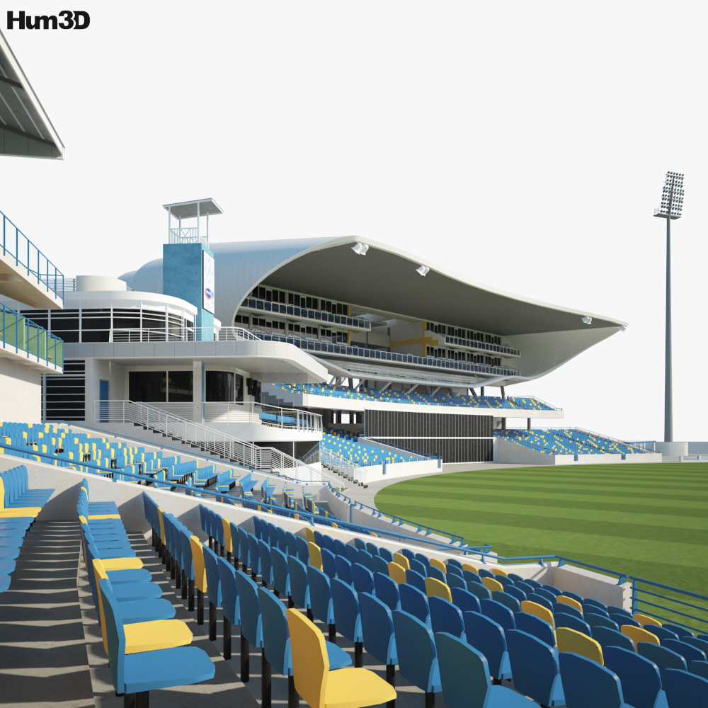 Estadio de Críquet Kensington Oval Modelo 3D - Descargar Estadio ...