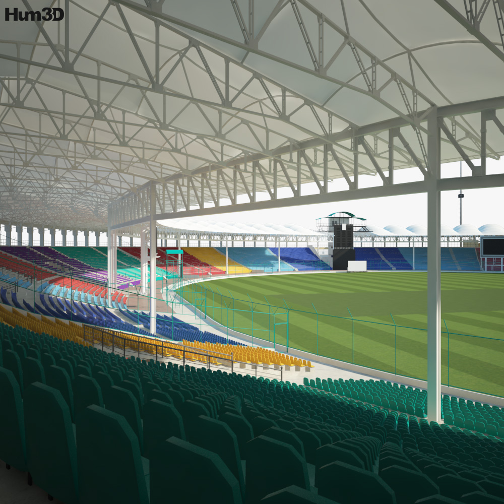 National Bank Cricket Arena 3D model - Download Stadium on 3DModels.org