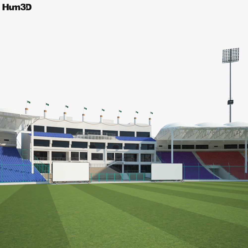 National Bank Cricket Arena 3D model - Download Stadium on 3DModels.org