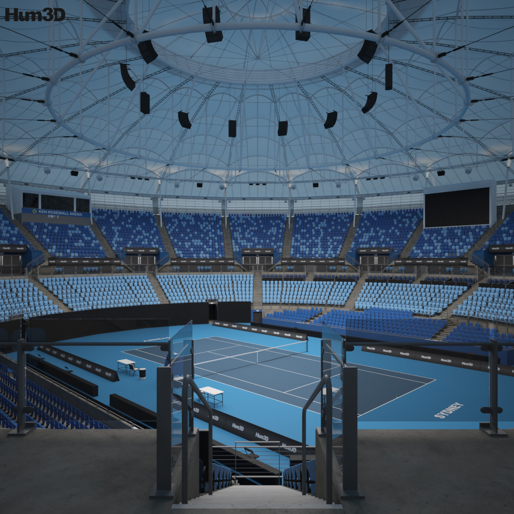 Ken Rosewall Arena 3D model - Download Stadium on 3DModels.org