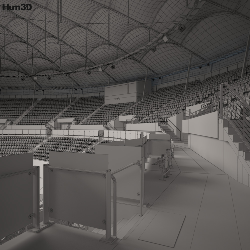 Ken Rosewall Arena 3D model - Download Stadium on 3DModels.org