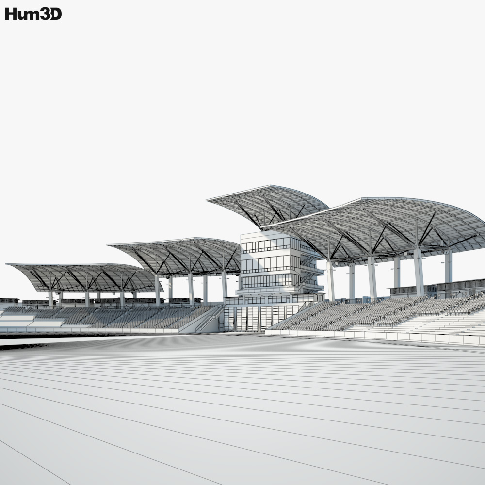 Brian Lara Cricket Academy 3D model - Download Stadium on 3DModels.org