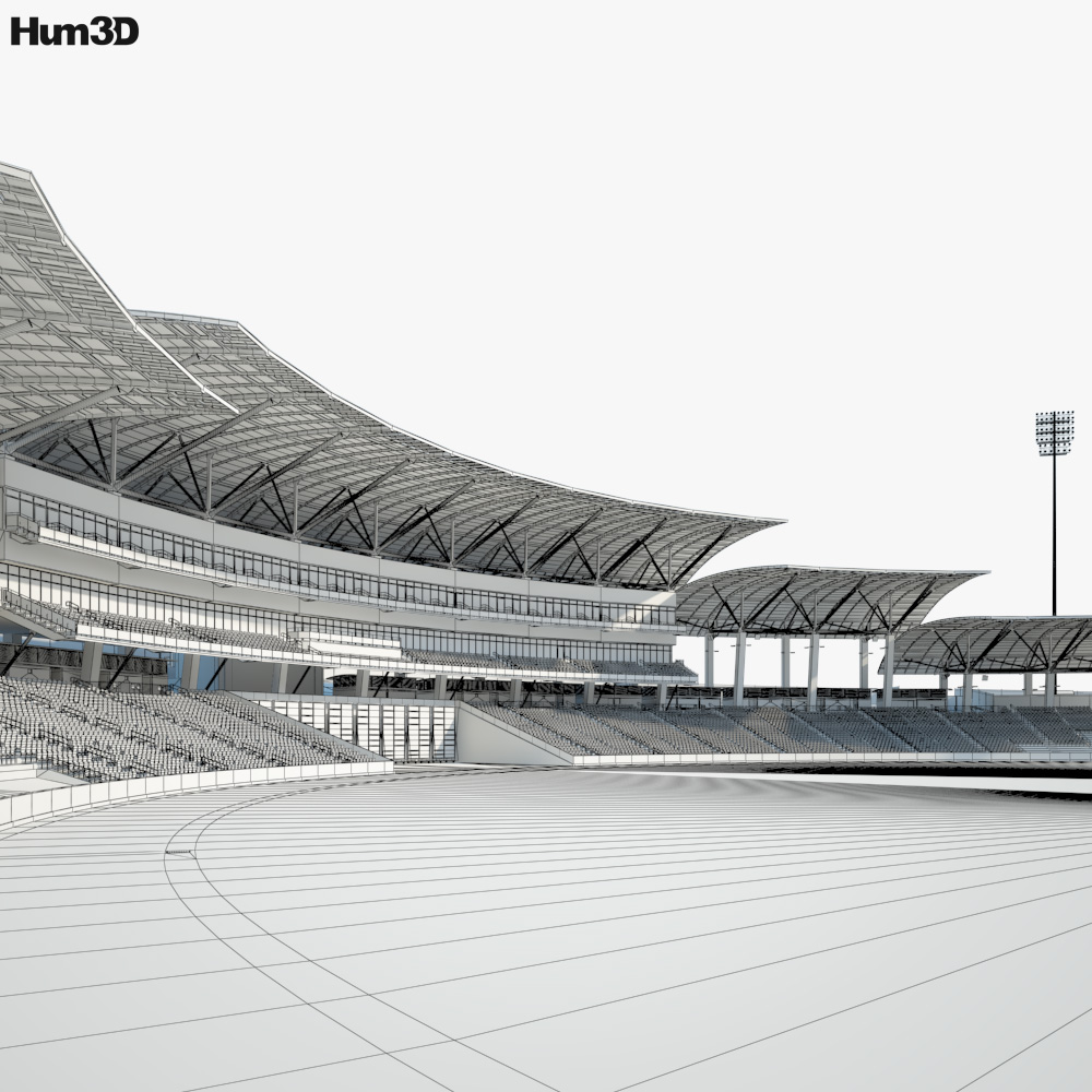 Brian Lara Cricket Academy 3D model - Download Stadium on 3DModels.org