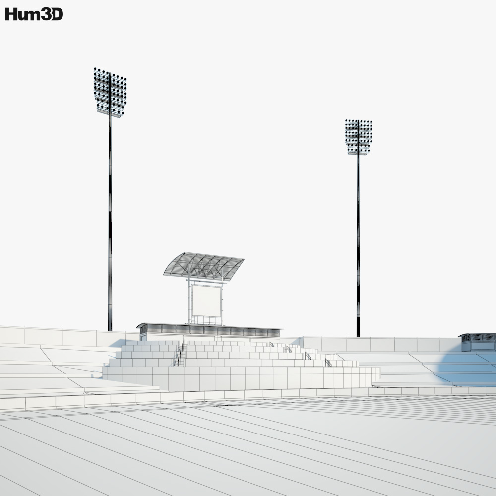 Brian Lara Cricket Academy 3D model - Download Stadium on 3DModels.org
