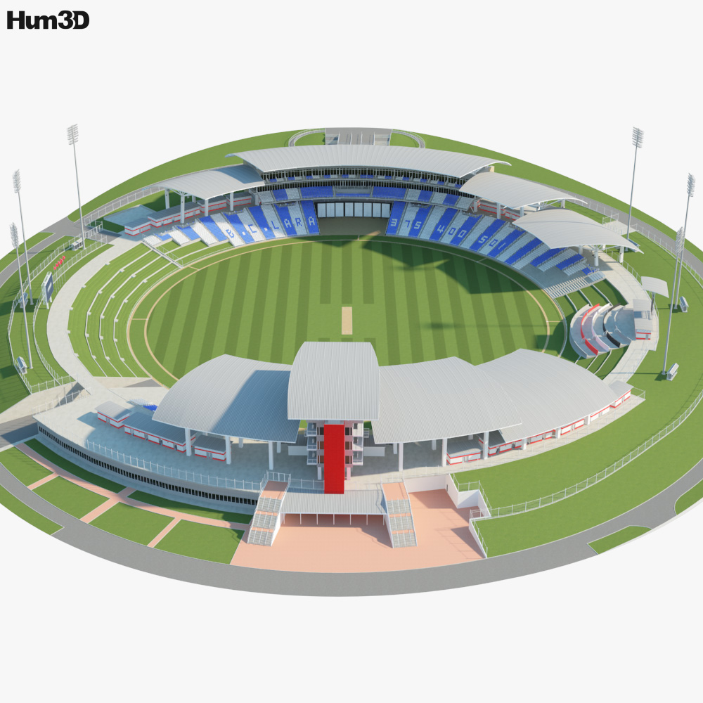 Brian Lara Cricket Academy 3D model - Download Stadium on 3DModels.org