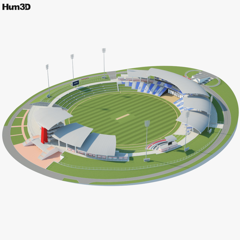 Brian Lara Cricket Academy 3D model - Download Stadium on 3DModels.org