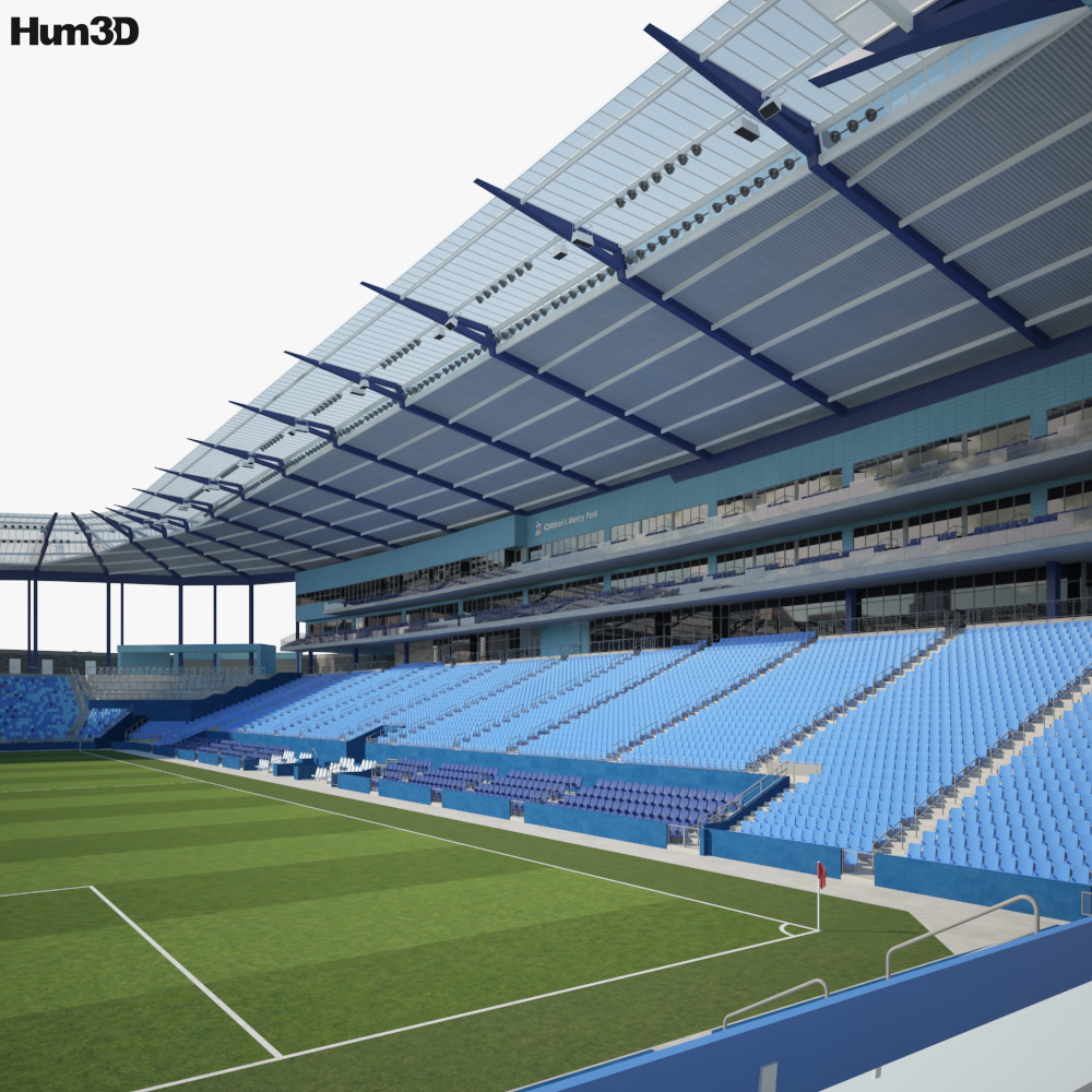 Childrens Mercy Park 3D model - Download Stadium on 3DModels.org