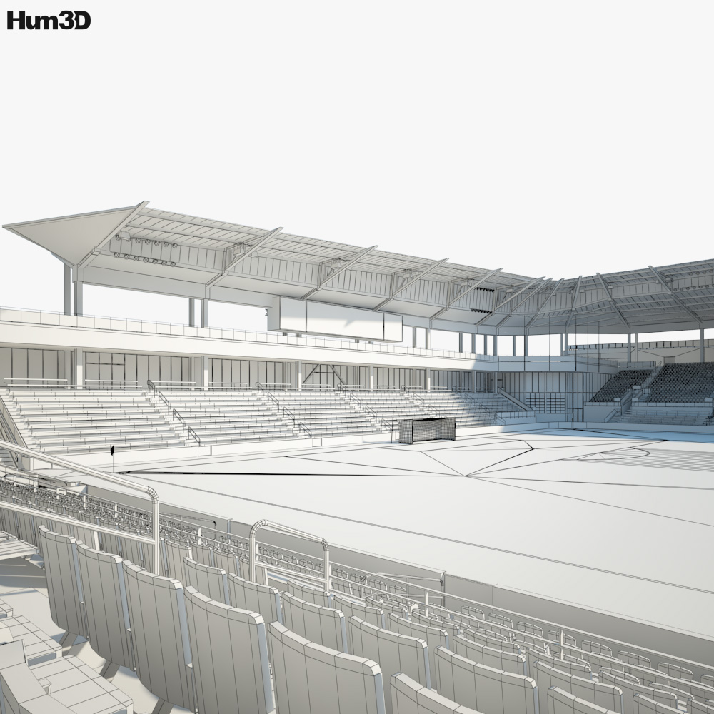 Childrens Mercy Park 3D model - Download Stadium on 3DModels.org