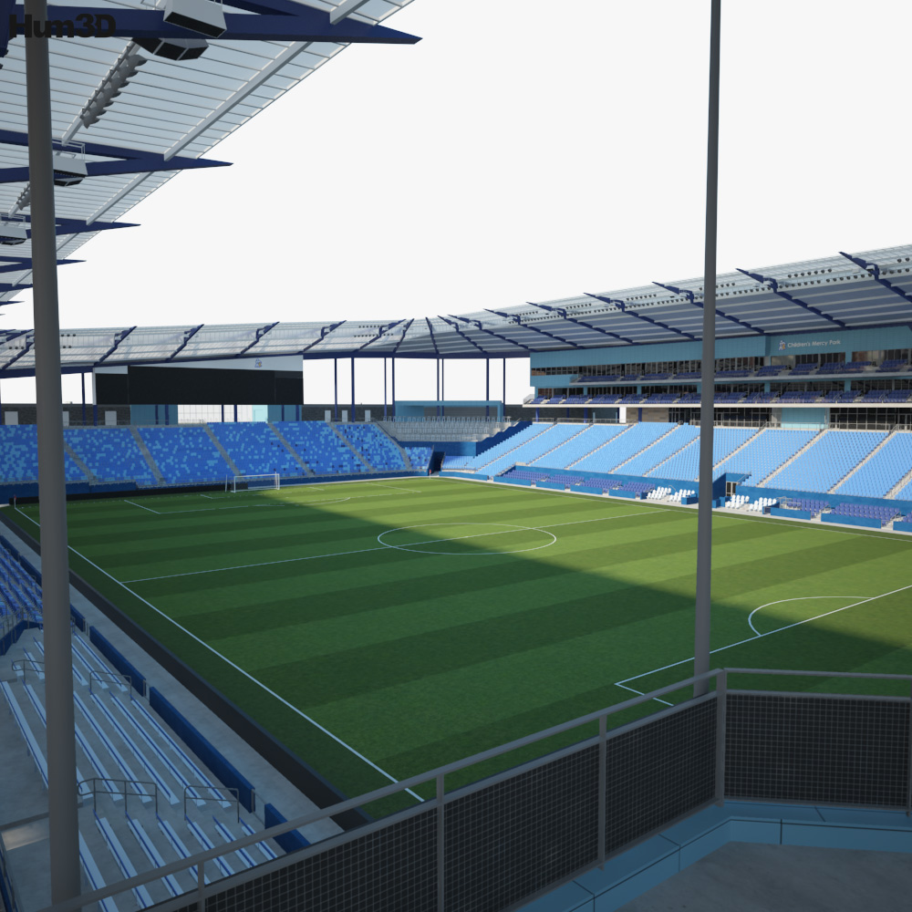 Childrens Mercy Park 3D model - Download Stadium on 3DModels.org