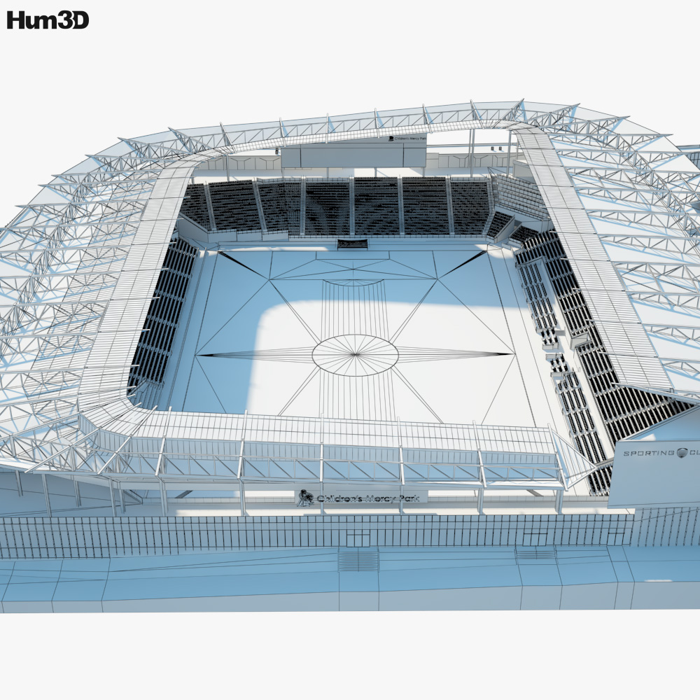 Childrens Mercy Park 3D model - Download Stadium on 3DModels.org