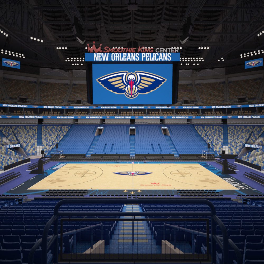 Smoothie King Center 3D model - Download Stadium on 3DModels.org