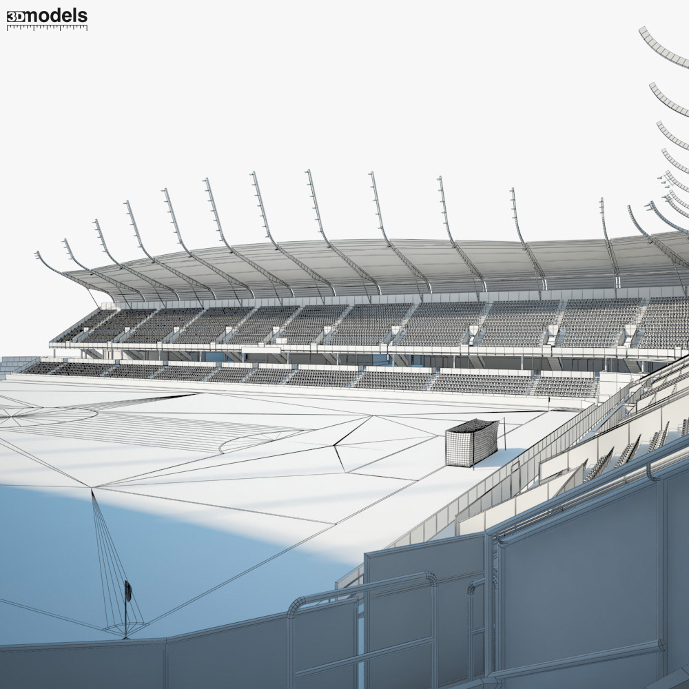 Lynn Family Stadium 3D model - Download Stadium on 3DModels.org