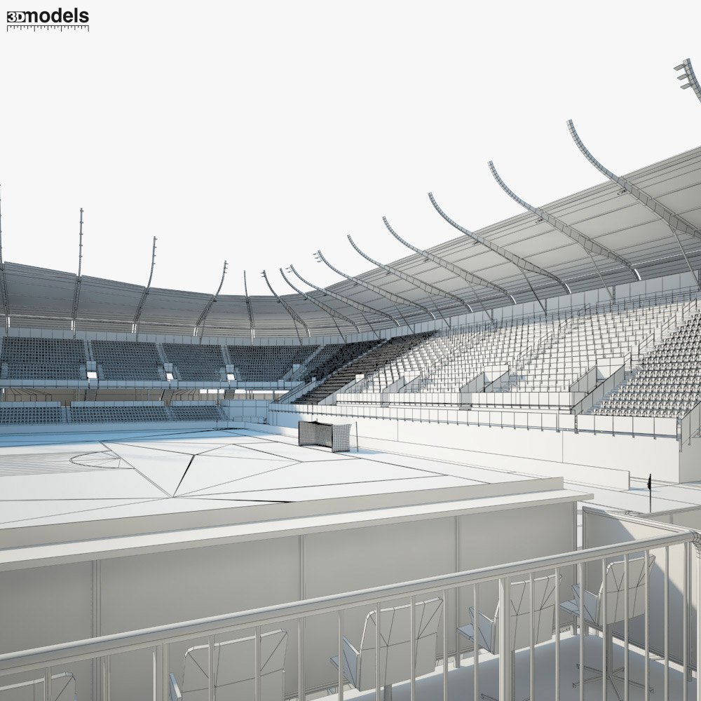 Lynn Family Stadium 3D model - Download Stadium on 3DModels.org