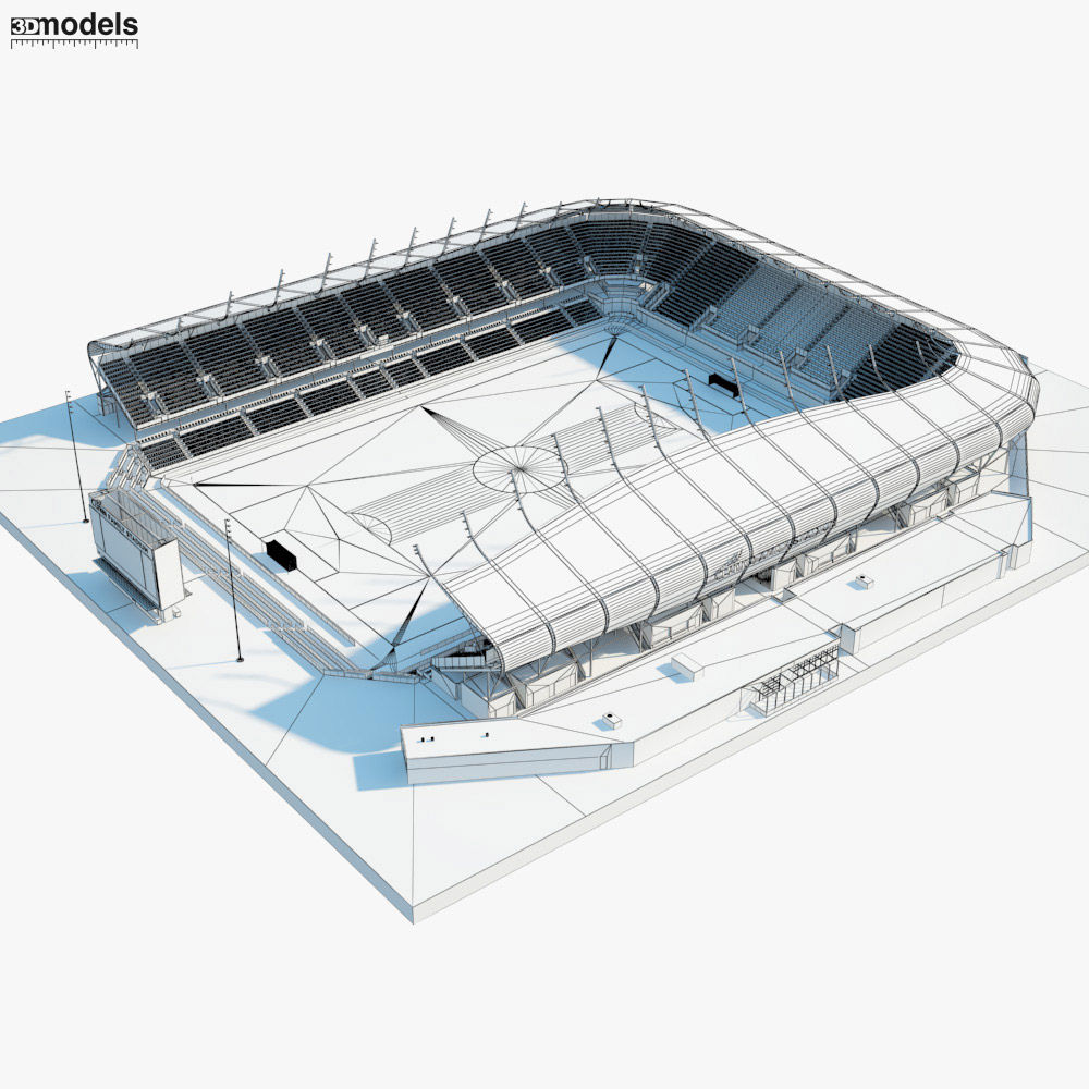 Lynn Family Stadium 3D model - Download Stadium on 3DModels.org