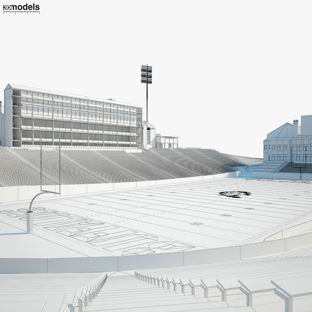 Folsom Field 3D model - Download Stadium on 3DModels.org