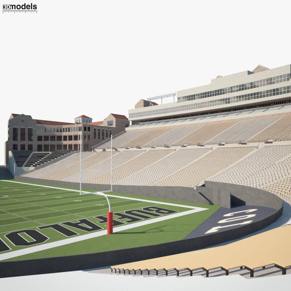 Folsom Field 3D model - Download Stadium on 3DModels.org