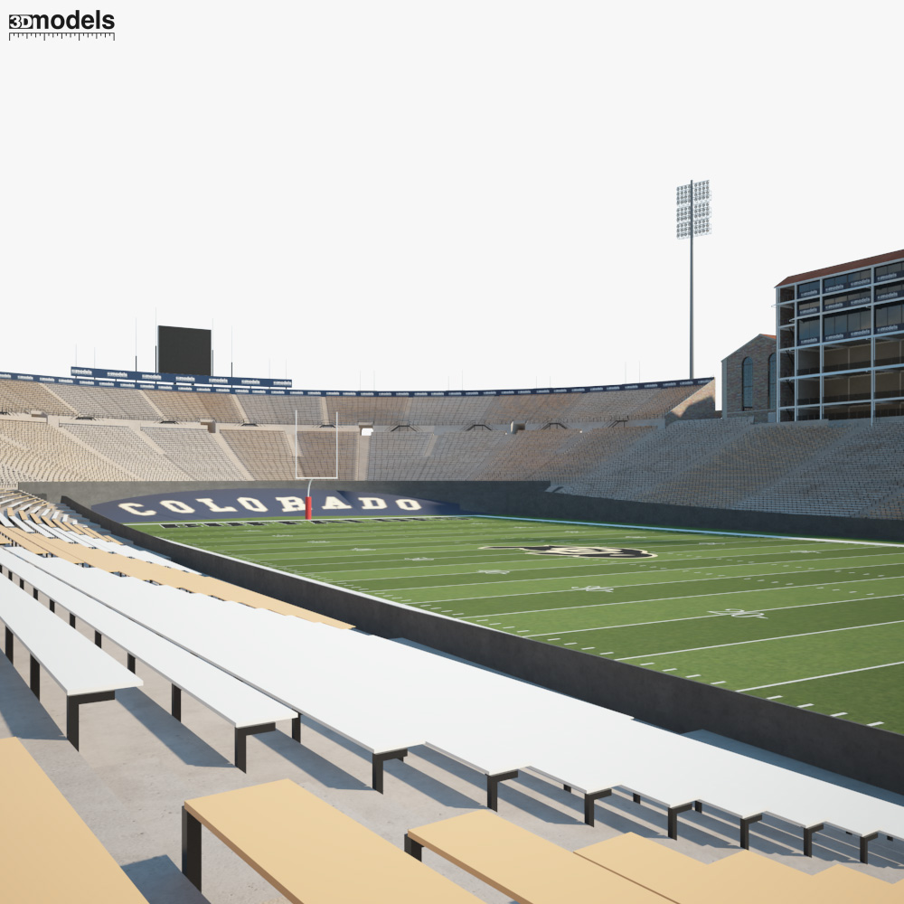 Folsom Field 3D model - Download Stadium on 3DModels.org