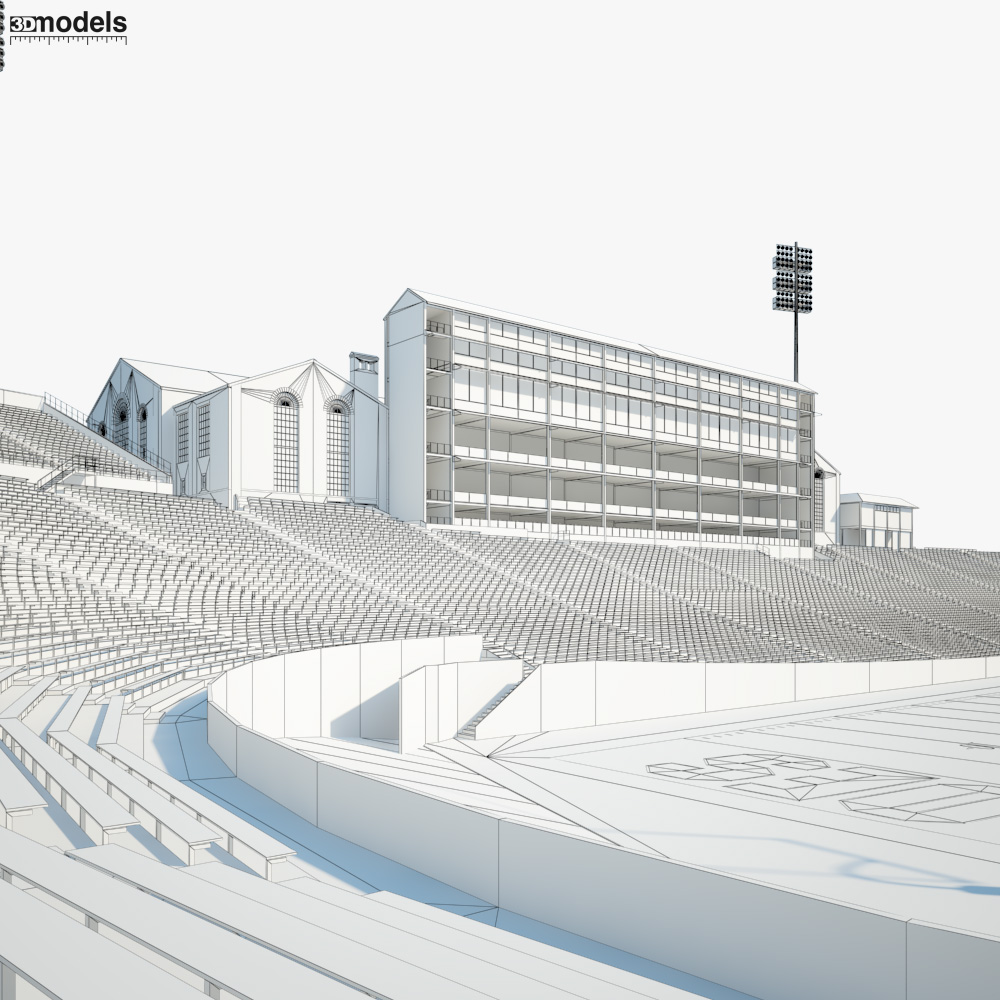 Folsom Field 3D model - Download Stadium on 3DModels.org