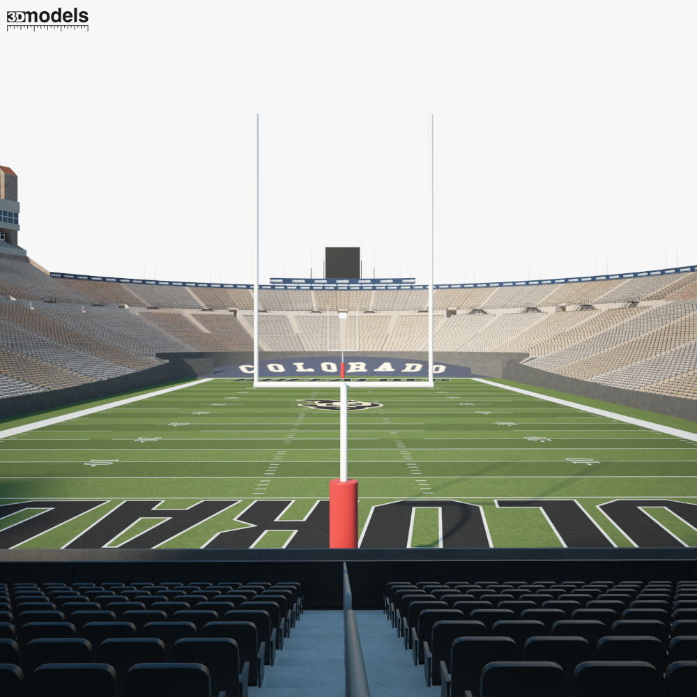 Folsom Field 3D model - Download Stadium on 3DModels.org