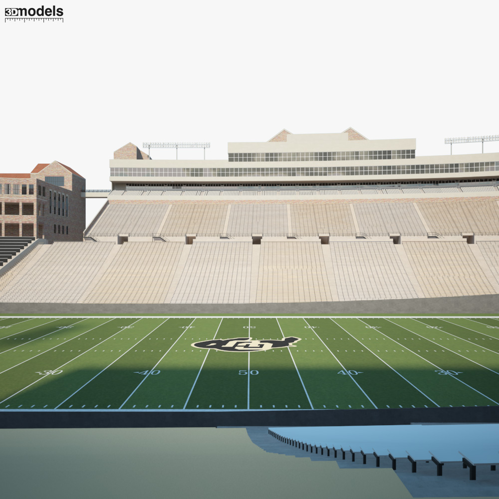 Folsom Field 3D model - Download Stadium on 3DModels.org