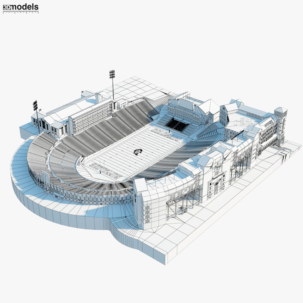 Folsom Field 3D model - Download Stadium on 3DModels.org