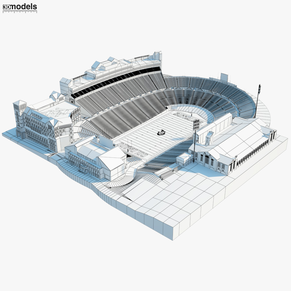 Folsom Field 3D model - Download Stadium on 3DModels.org