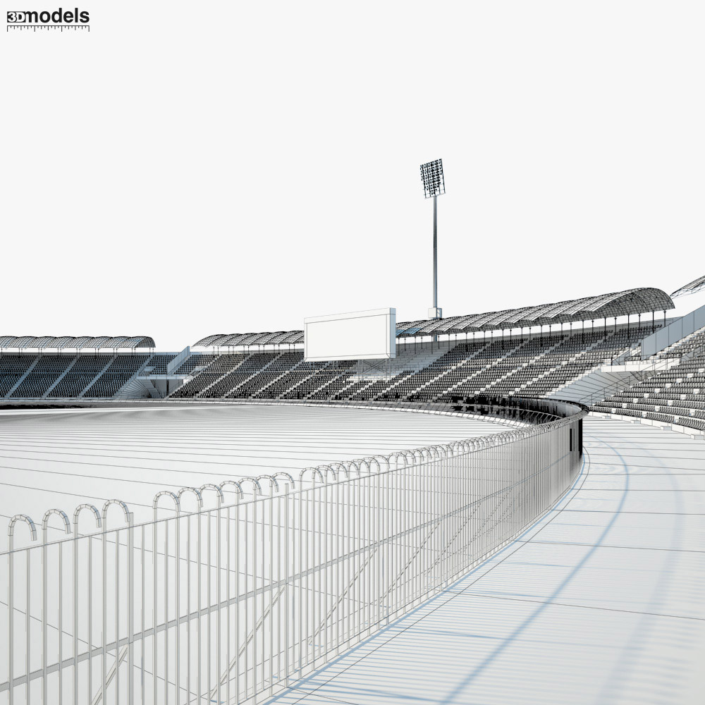 Multan Cricket Stadium 3D model - Download Stadium on 3DModels.org
