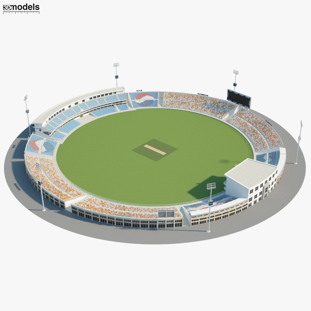 Rawalpindi Cricket Stadium 3D model - Download Stadium on 3DModels.org