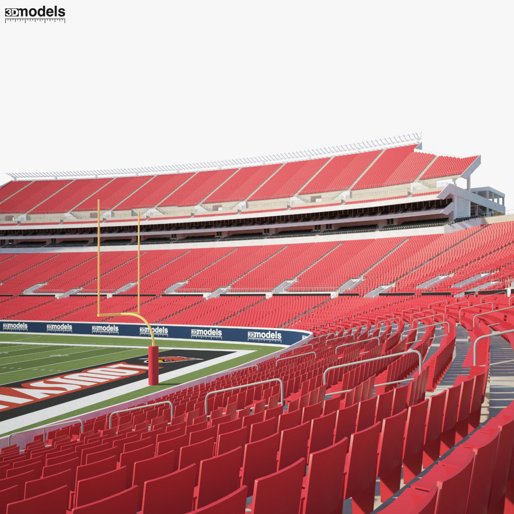 L&N Federal Credit Union Stadium 3D model - Download Stadium on ...